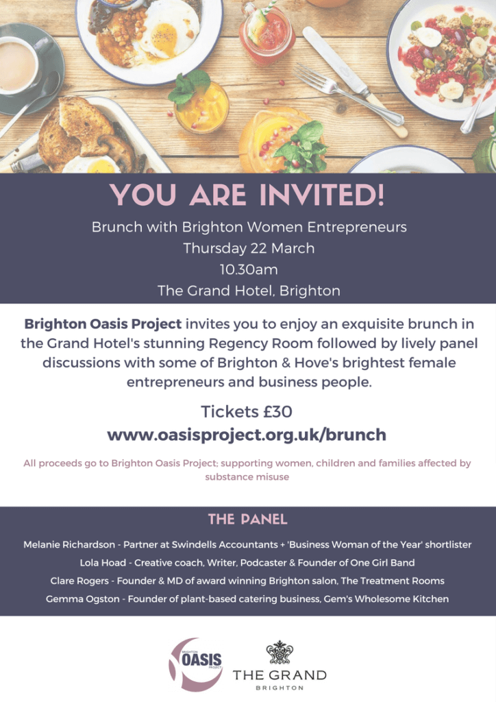 Brighton Oasis Project: Brunch with Brighton's Women Entrepreneurs ...